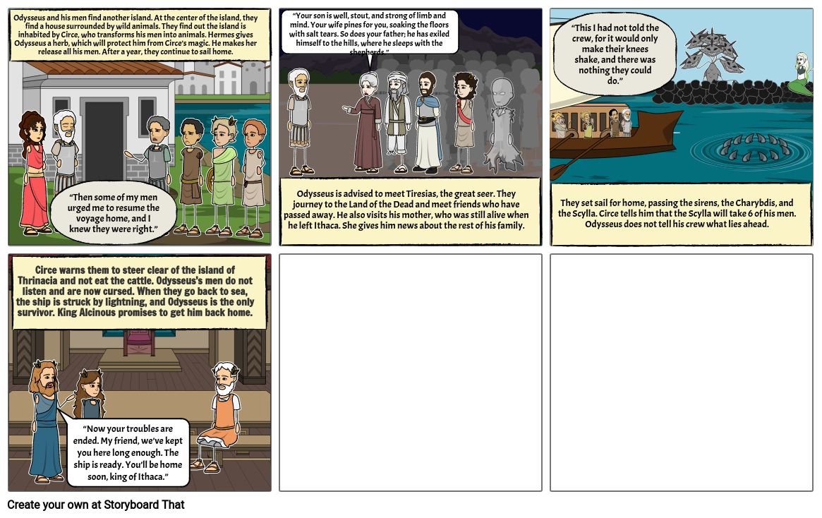 Odysseus Final Project 2 Storyboard por 0bc79f09