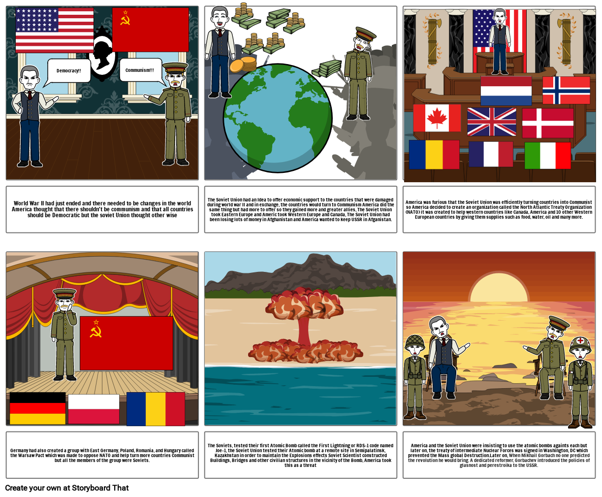 Cold War Storyboard By 0c096dcc Cold War Storyboard By 0c096dcc