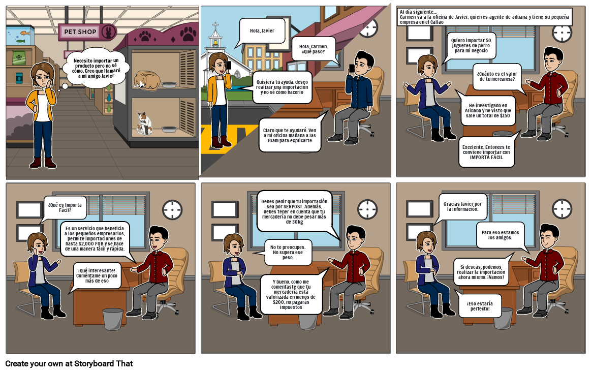 IMPORTA FACIL Storyboard by 0c11327a