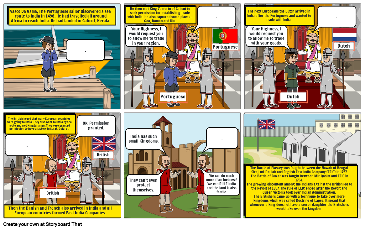 adv of british in india Storyboard par 0d1216b2