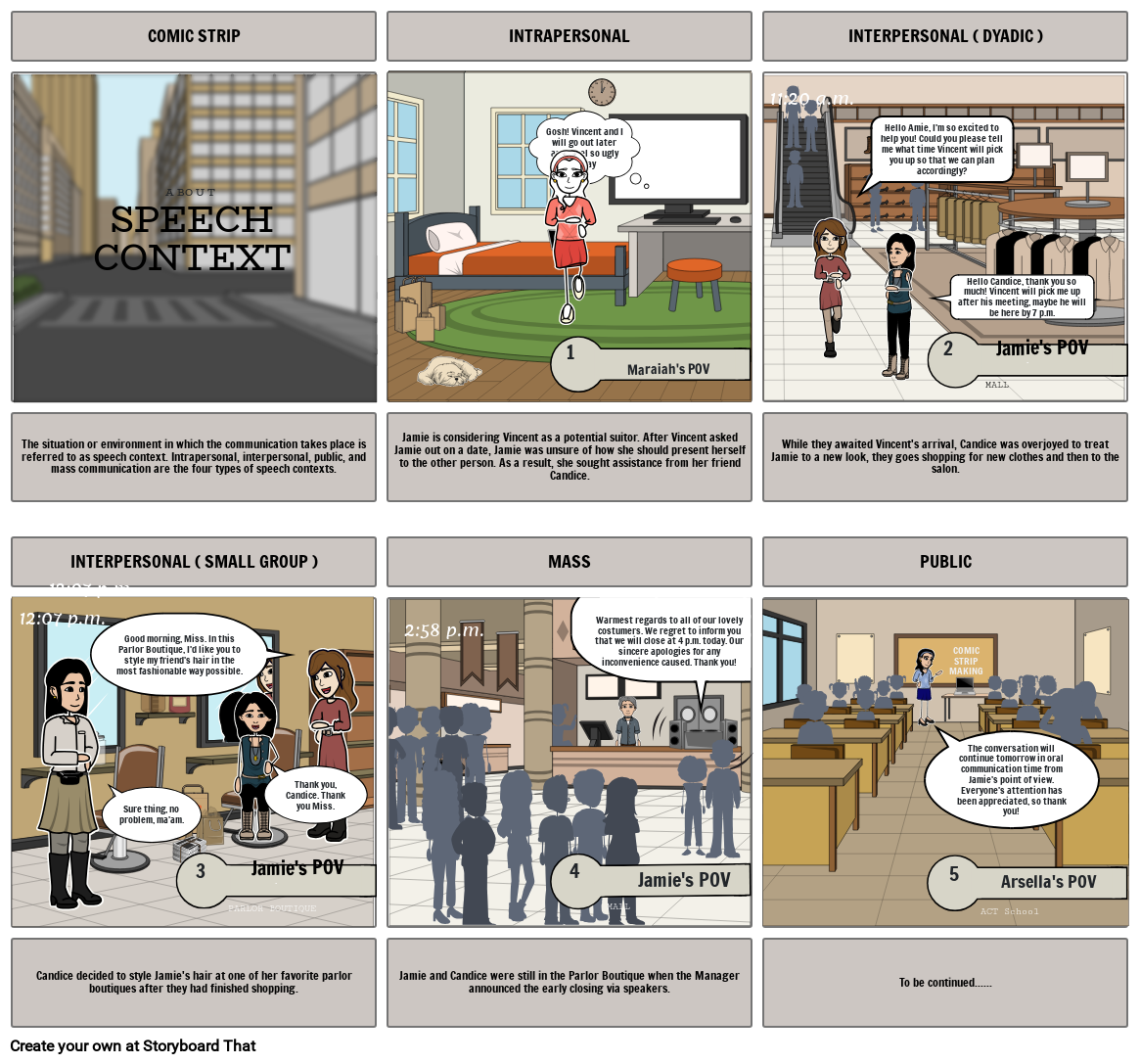 COMIC STRIP Storyboard por 0d968dcc