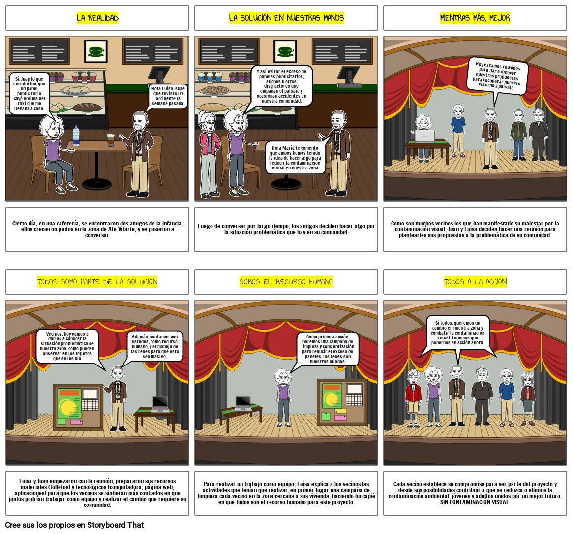 Contaminación Visual Storyboard by 0dfcaa02