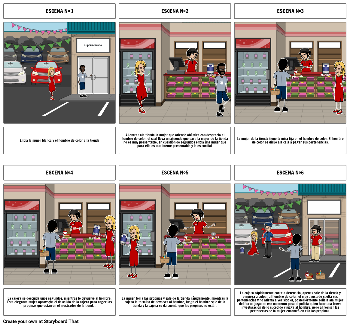 discriminacion Storyboard by 0e25366a