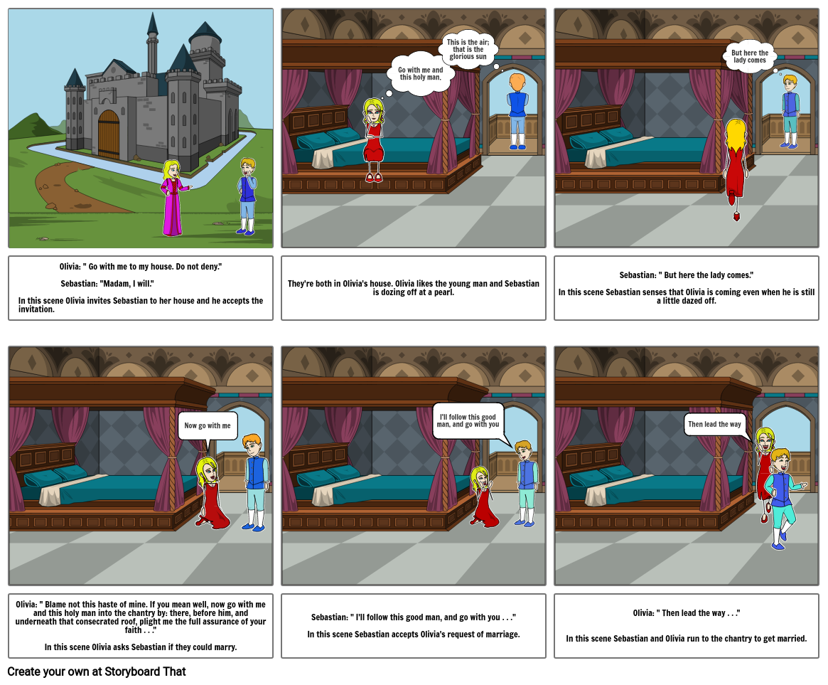 Twelfth Night Storyboard par 0ed784e1
