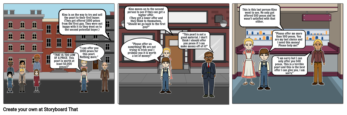 The Pearl Storyboard por 0f1779f5