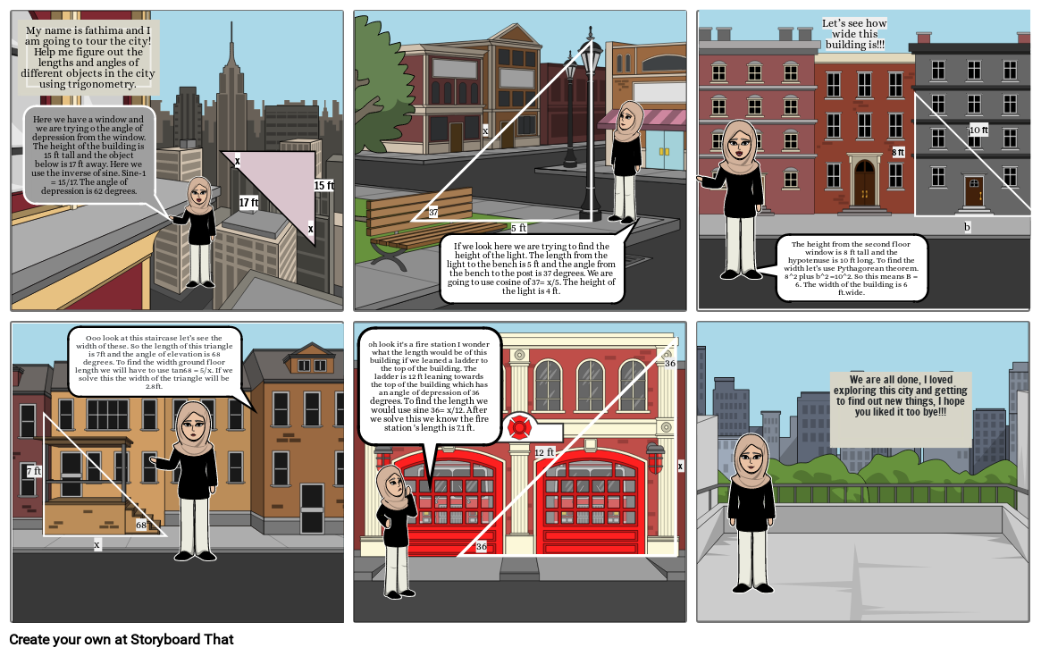 comic stip based on trignometry Storyboard par 0f370693