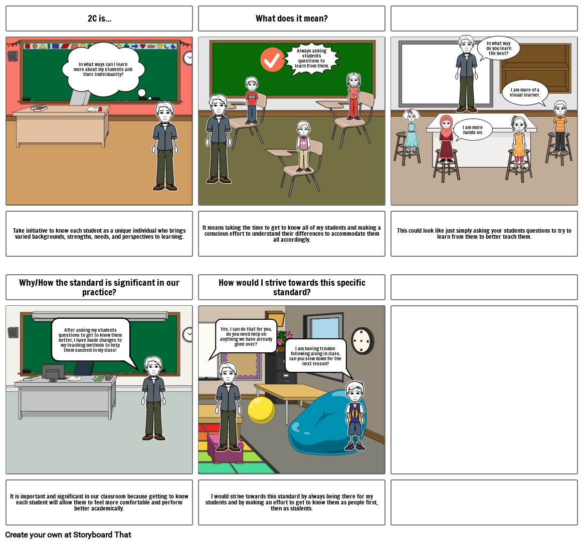 portrait of a teacher Storyboard por 0f5270c7