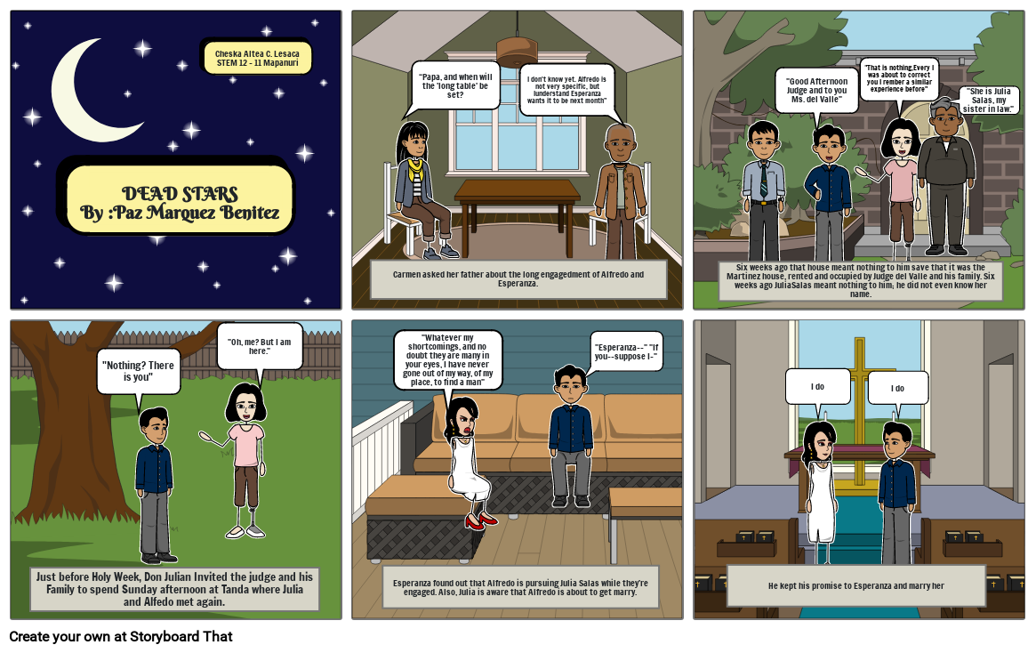 Dead Stars Storyboard by 0fd1e6b0