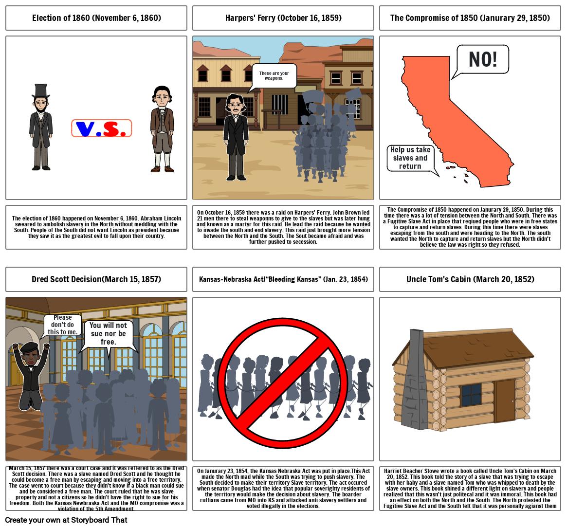 American Revolution Storyboard by 1000402