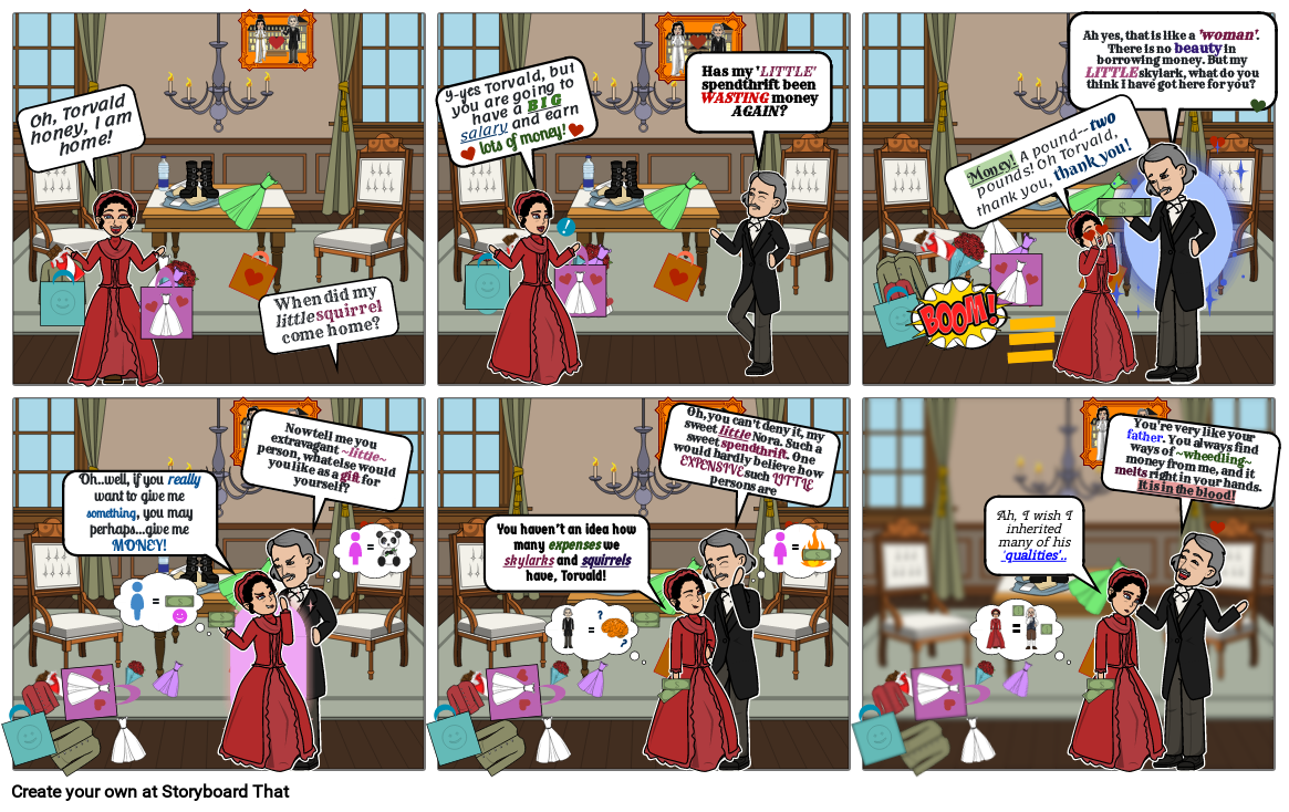 A Doll's House | Event 1 Storyboard por 10212965