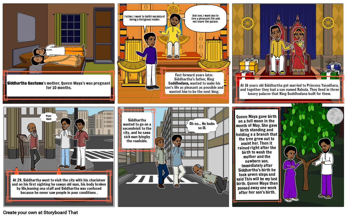 Life Of The Buddha Storyboard By 104fb0dc Life Of The Buddha Storyboard By 104fb0dc