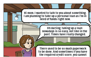 Credit 'Comic' Storyboard by 10558c96