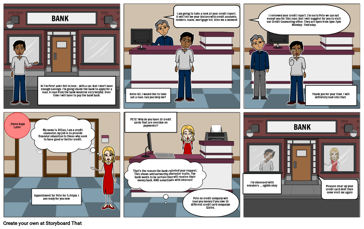 Credit Storyboard by 10558c96