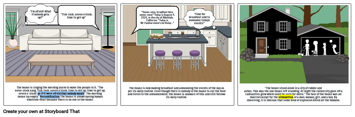 Short Story Comic Strip Storyboard by 106b0104