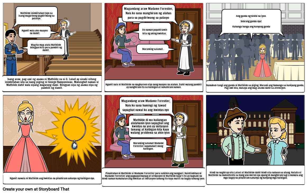 Matilda ang kuwintas Storyboard por 10717a48