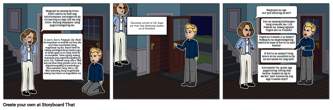 Kahalagahan ng Katotohanan Storyboard por 109db3de