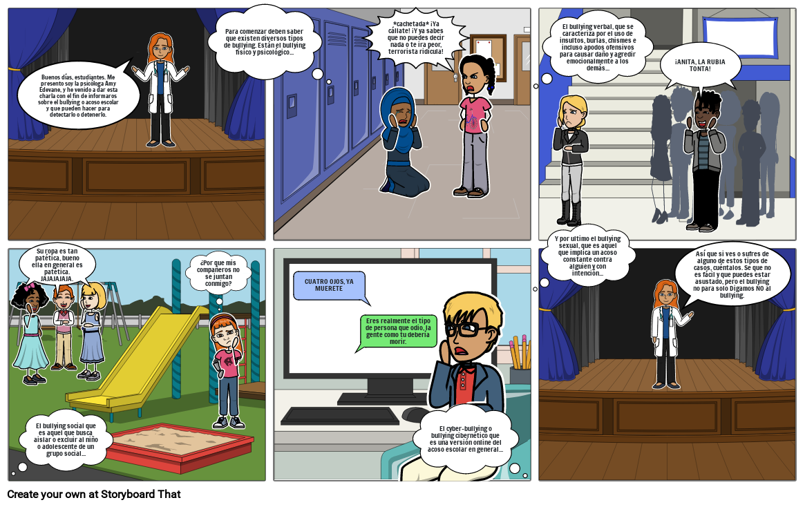 Bullyng Storyboard por 10da76dd