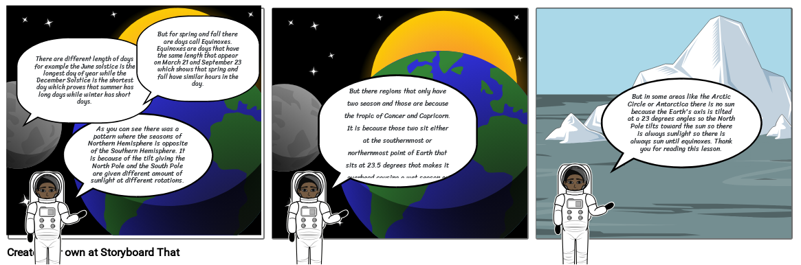 Reasons for the Seasons Storyboard by 1102845