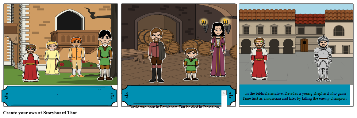 Storyboard THAT about David Storyboard by 115e52ec