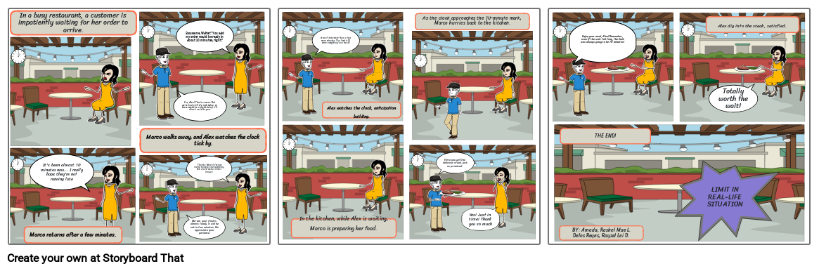 LIMIT IN REAL-LIFE SITUATION Storyboard por 1189020710