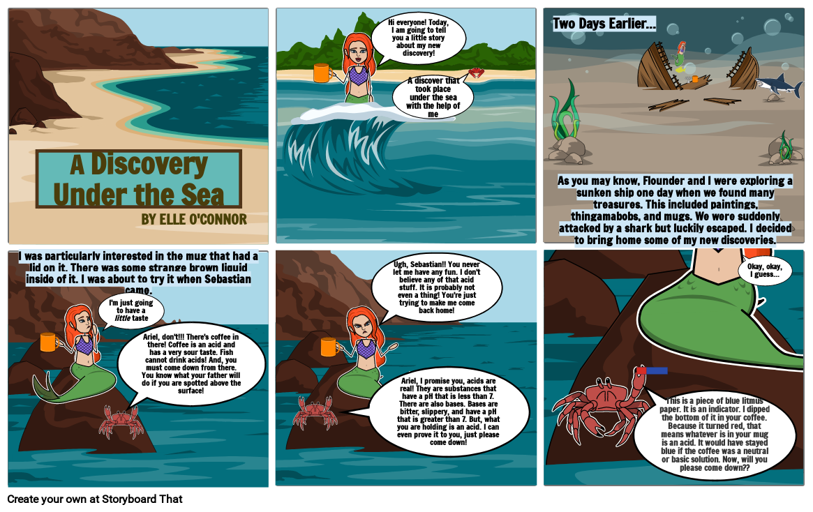 A Discovery Under the Sea Storyboard par 1189e20b