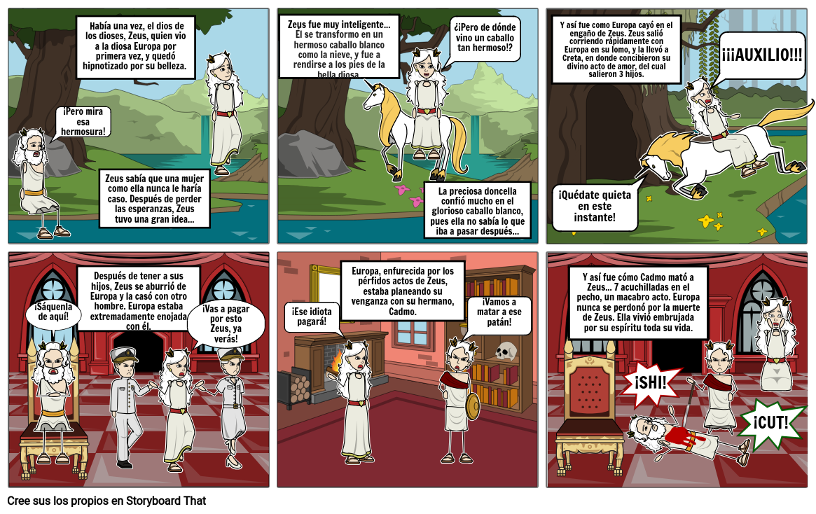 La Creación de la Muerte Storyboard by 11d00009 La Creación de la Muerte Storyboard by 11d00009