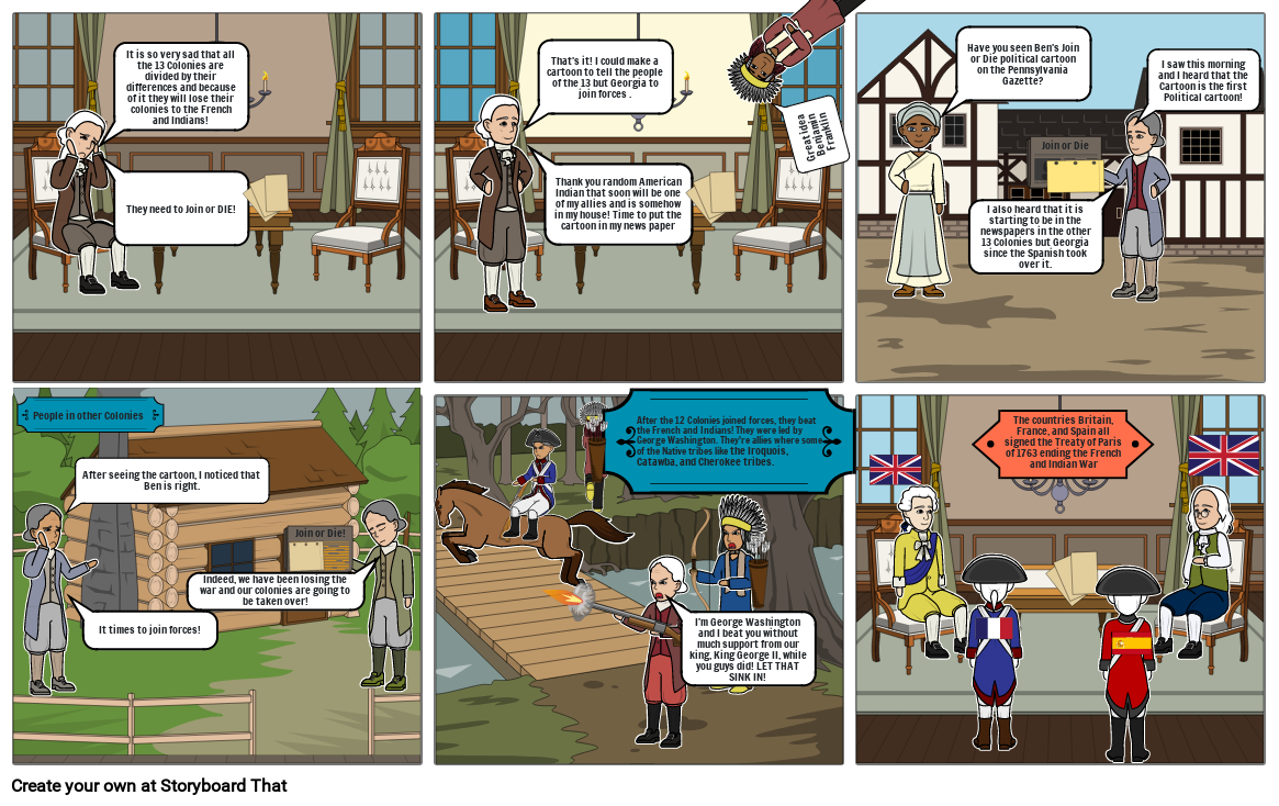 Ben Franklin's "Join or Die" message to all of the colonists in his ...