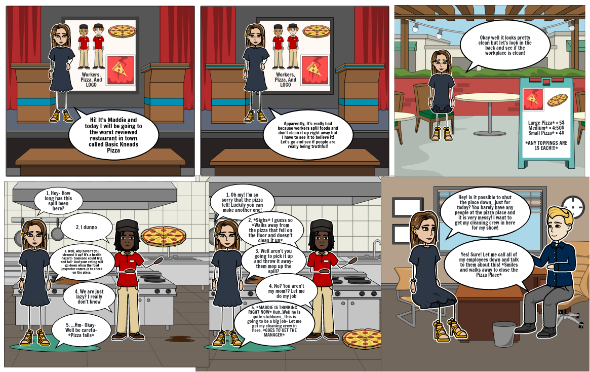 KITCHEN SAFETY STORYBOARD Storyboard por 11f68b90