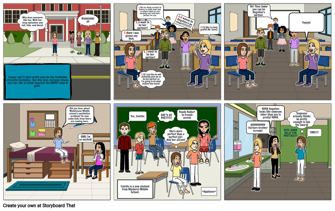 ELA Reading Project Storyboard par 1223358b