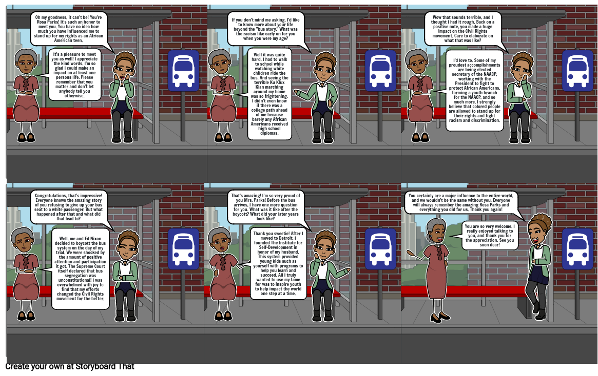 Amazing African Americans Storyboard Storyboard