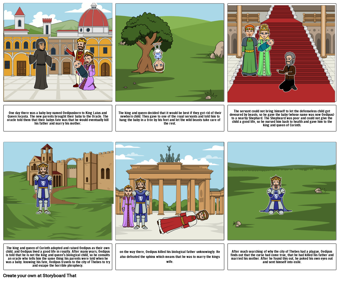 oedipus Storyboard by 12a20fd0