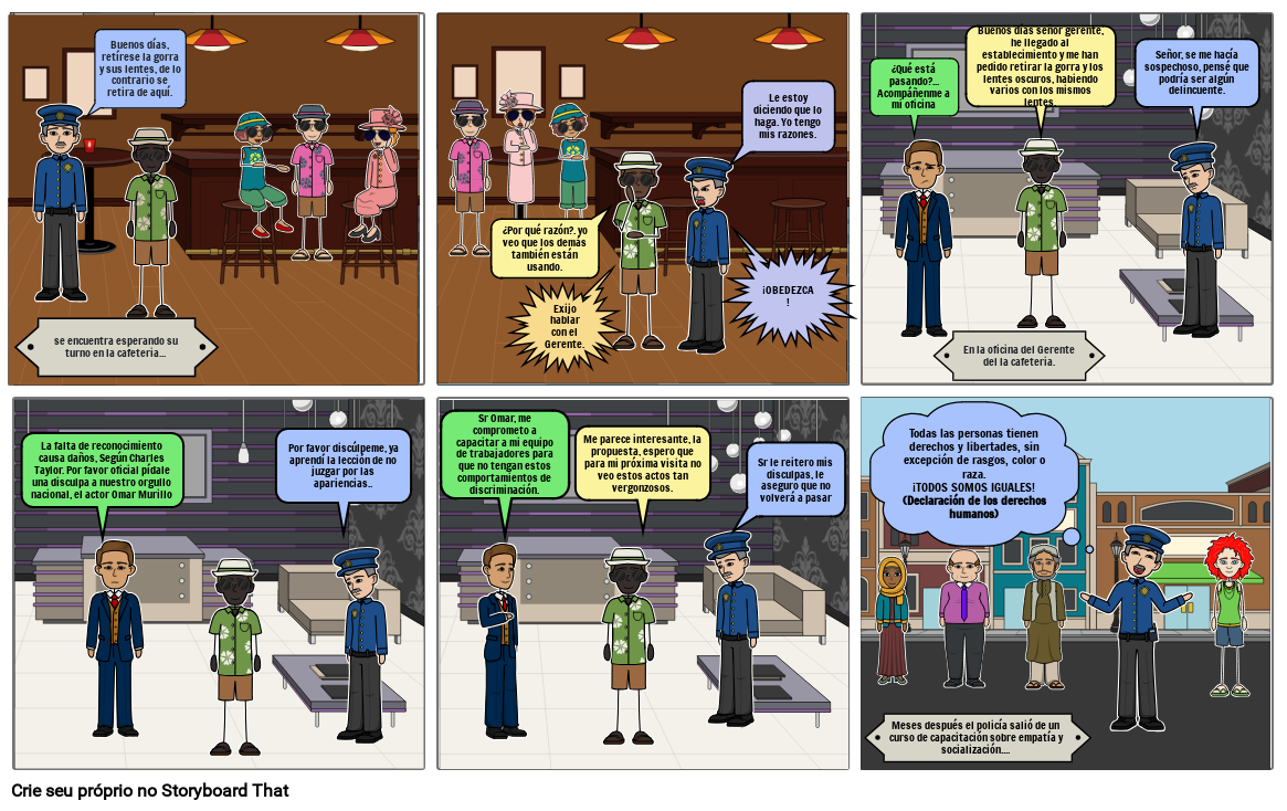racismo Storyboard por 12db969e