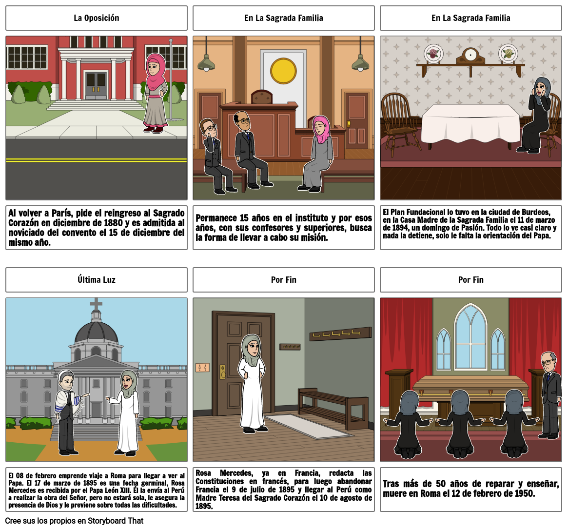 La Vida Y Obra De Madre Teresa III Storyboard Af 12e0b1ac