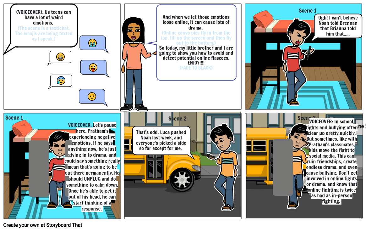 WEVIDEO PSA Storyboard por 12f9cec2