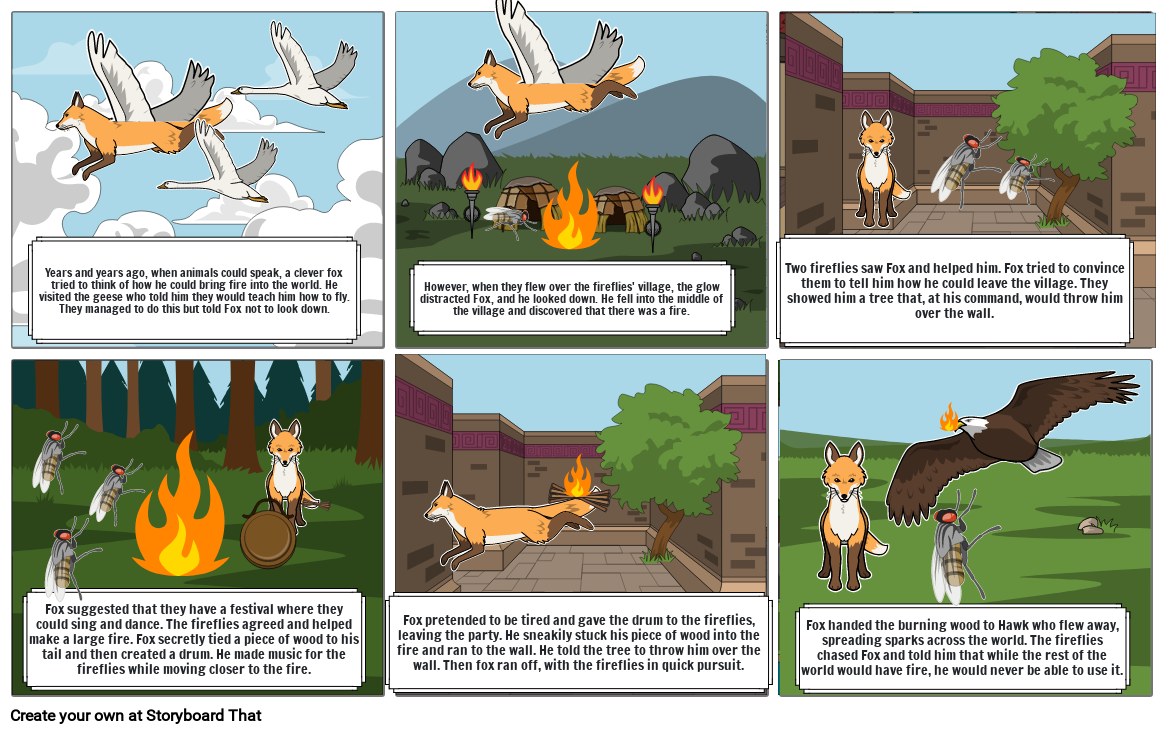 The origin of fire (1) Storyboard por 131250d3