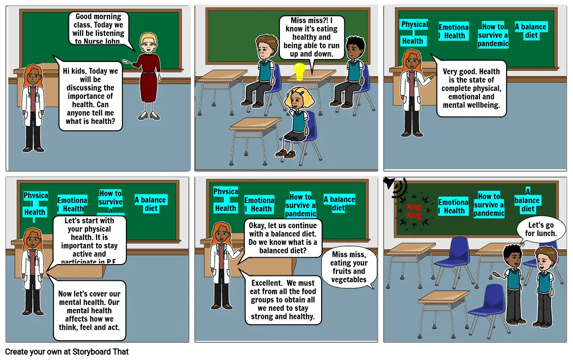 Health Promotion Storyboard por 131a3495