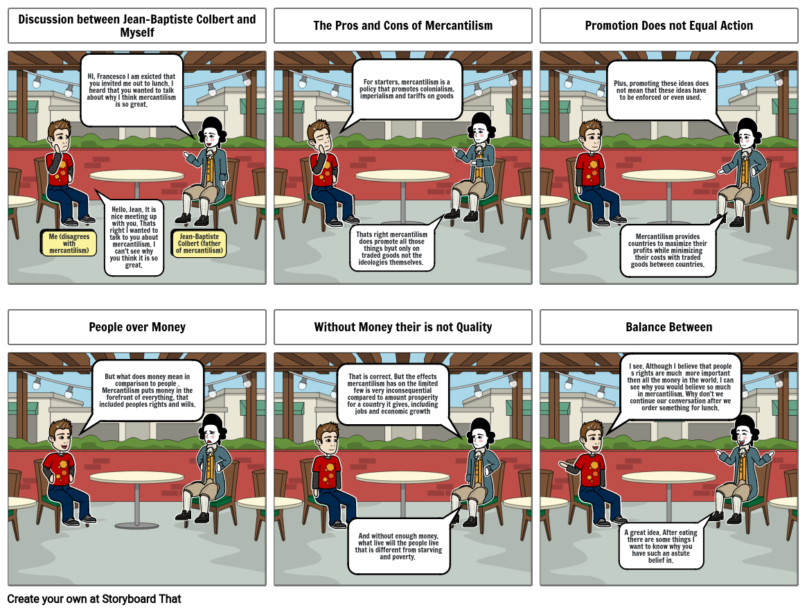 Mercantilism Discussion Comic القصة المصورة من قبل 136c7188