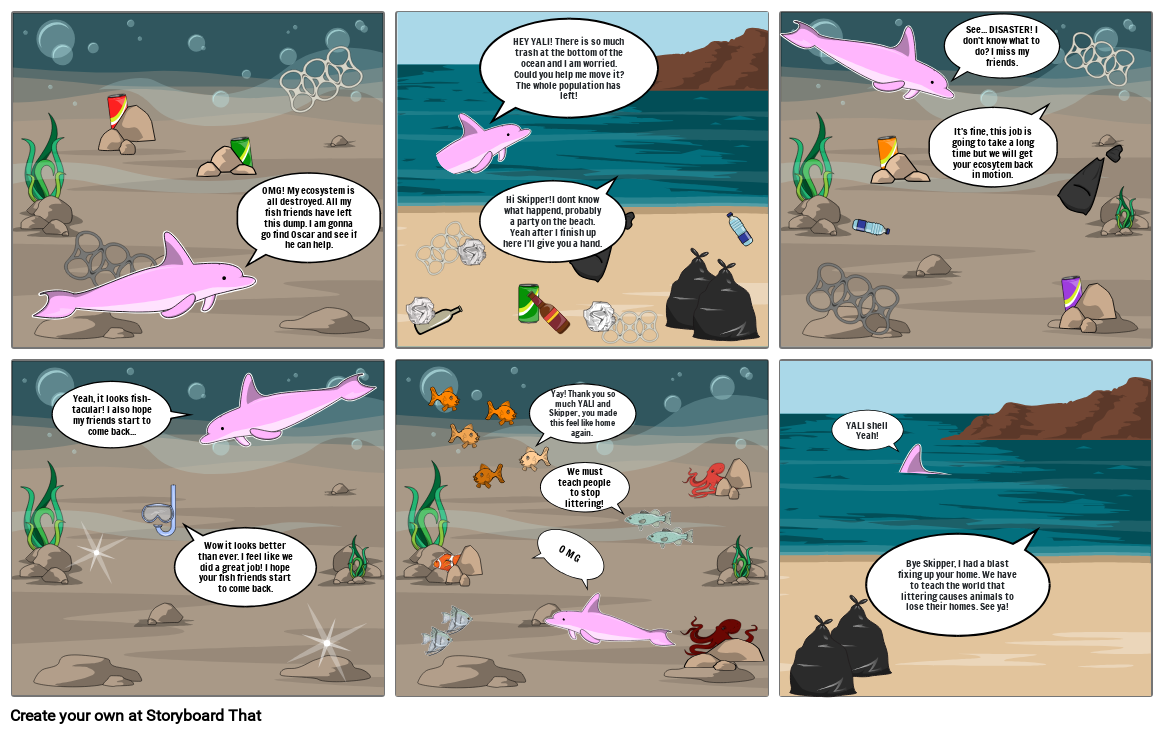 Yali Ocean Adventure Storyboard by 14bc28ab