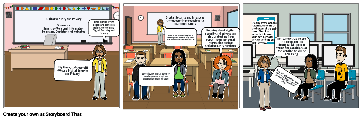 Digital Security and Privacy Storyboard by 15041dde