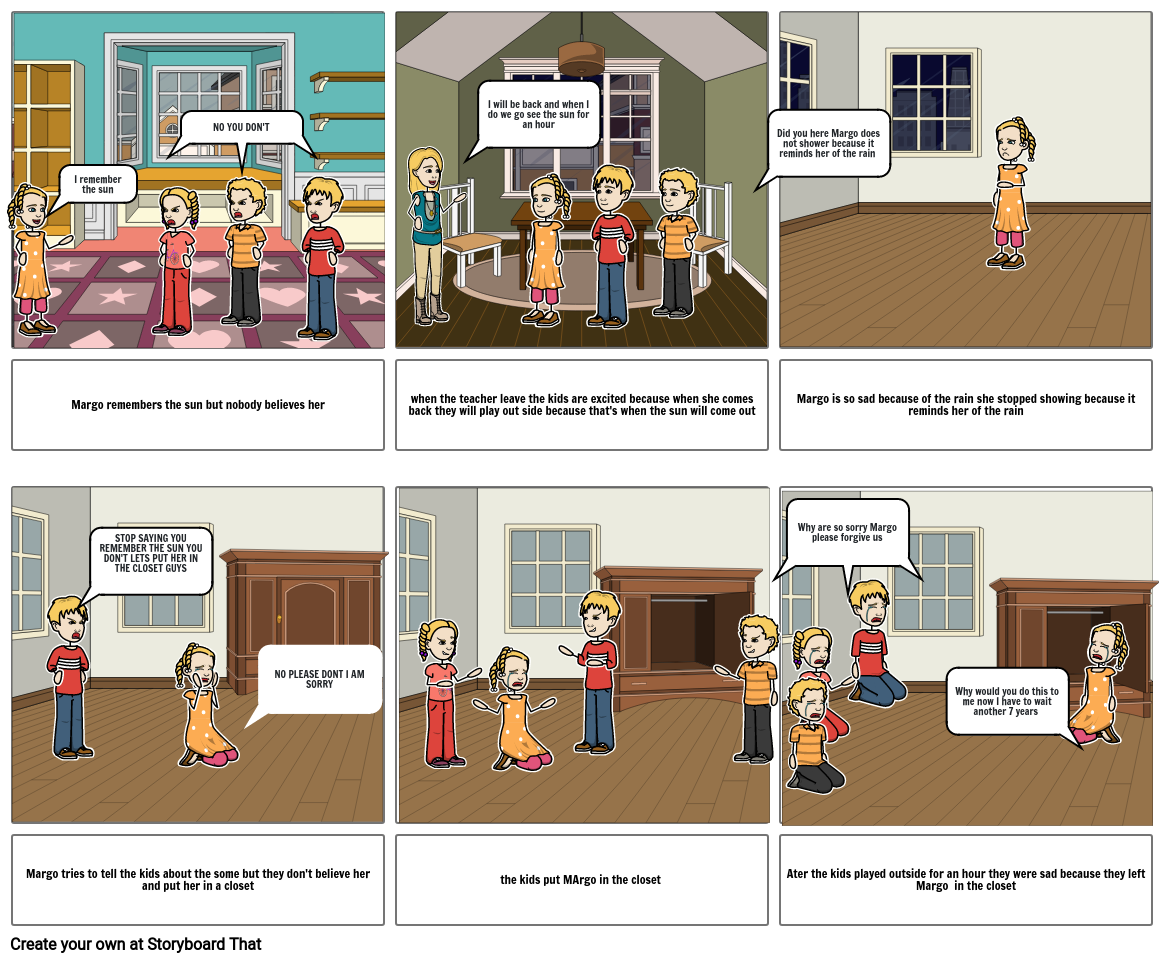 All Summer In A Day Storyboard By 15688f53 all-summer-in-a-day-storyboard-by-15688f53