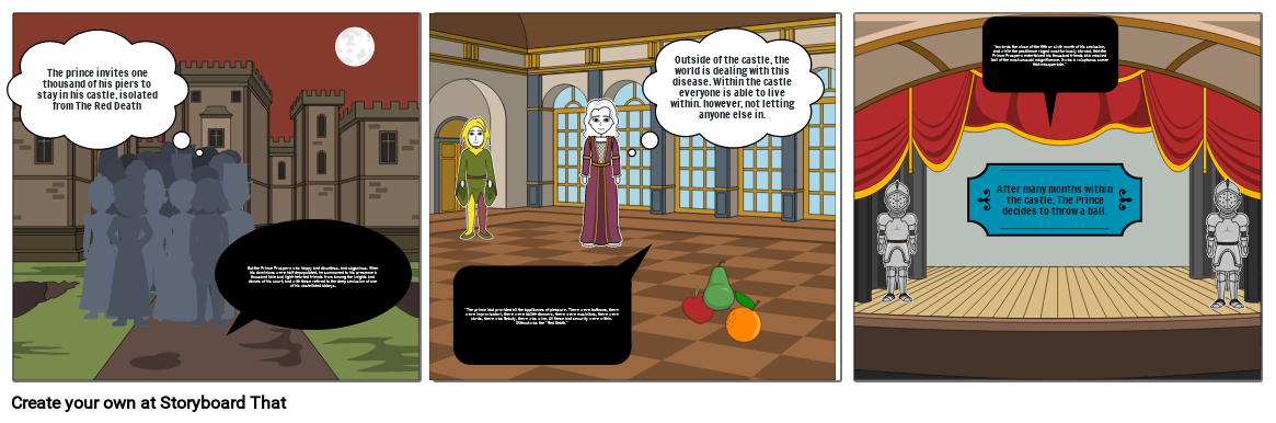 The Red Death Storyboard by 156ba501