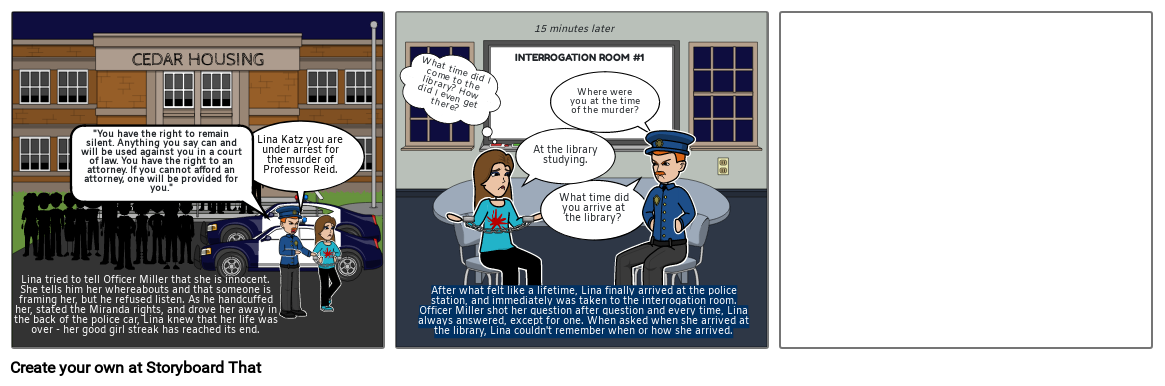 Interrogation Storyboard