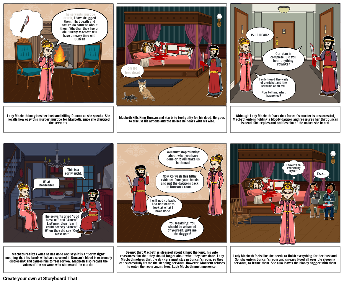 act 2 scene 2 Storyboard by 15ksingh