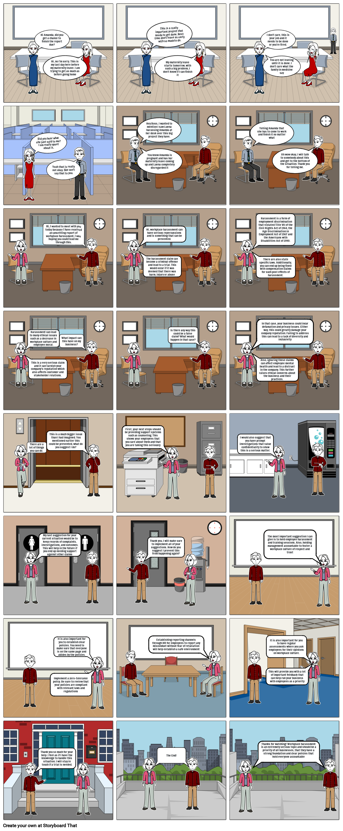 Workplace Harassment Storyboard By 162ceaca workplace-harassment-storyboard-by-162ceaca