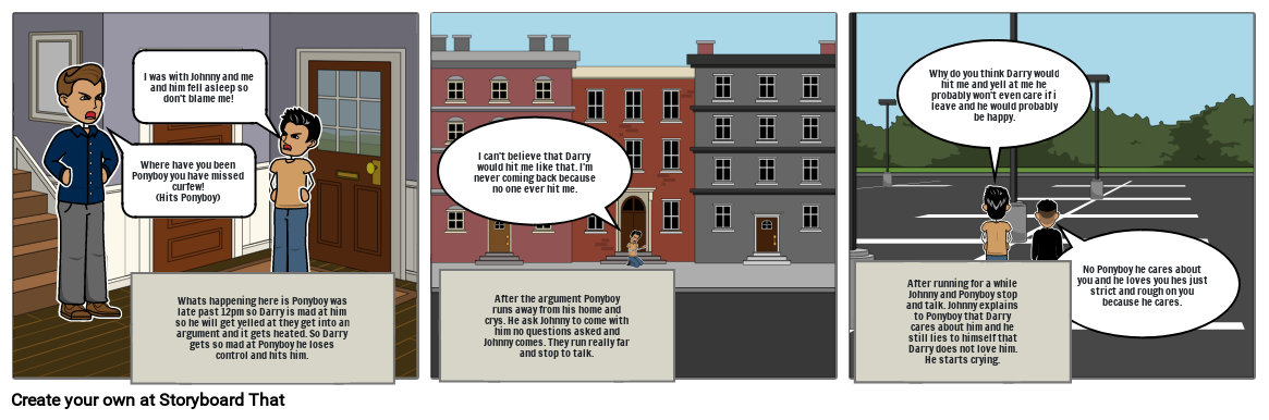 Ponyboy Storyboard by 17035672