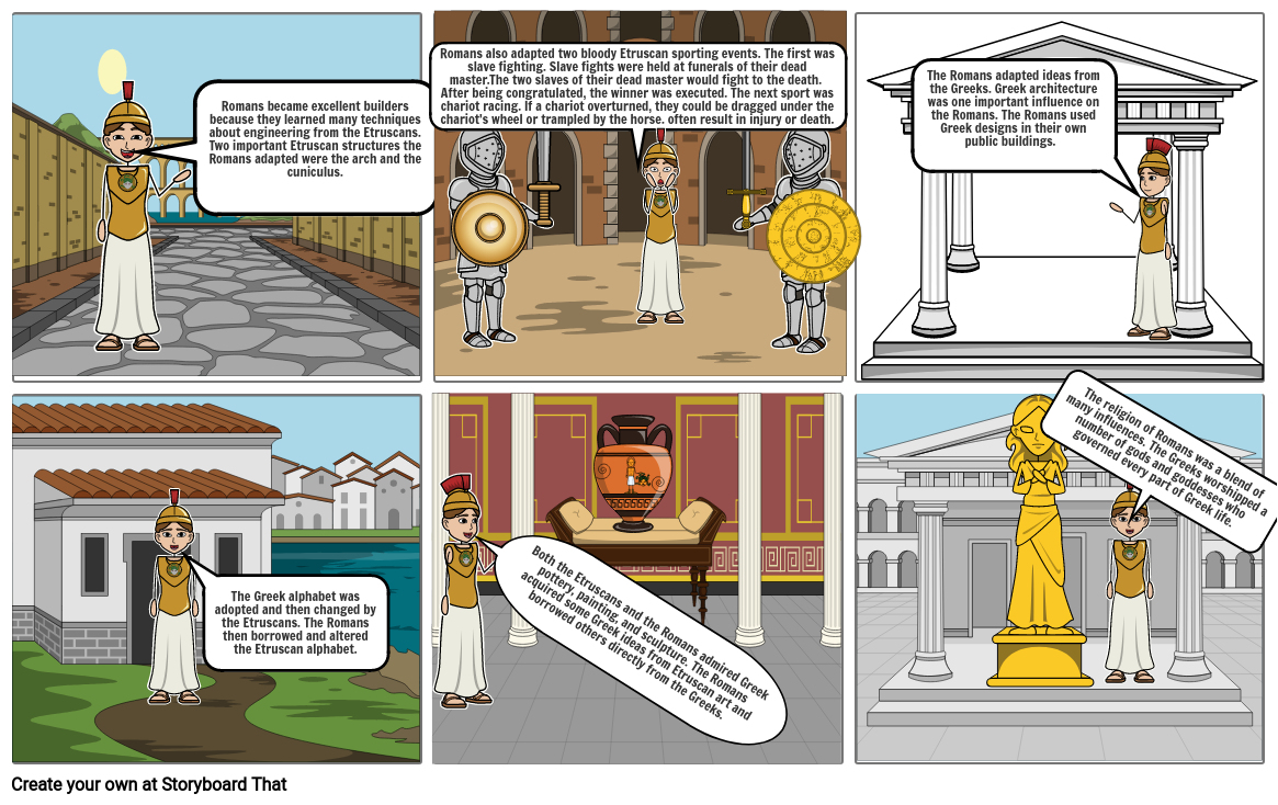Ancient Rome Assignment Storyboard by 17179ed4