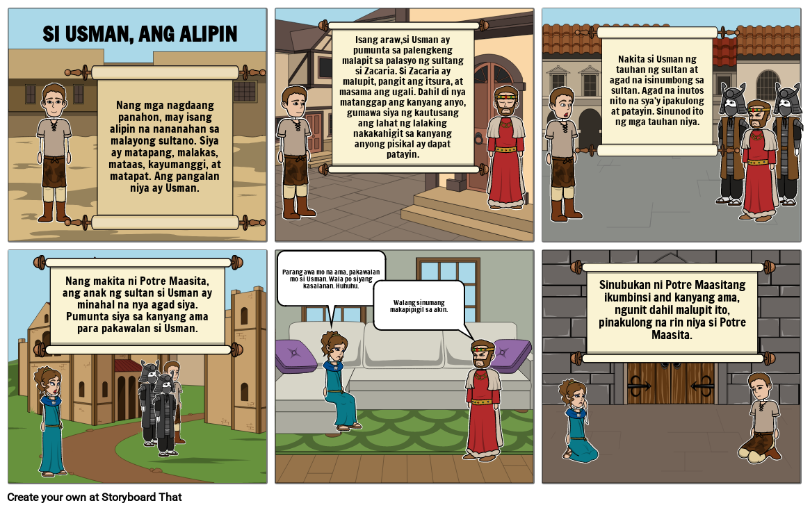 usman at ang alipin Storyboard por 1759cb15