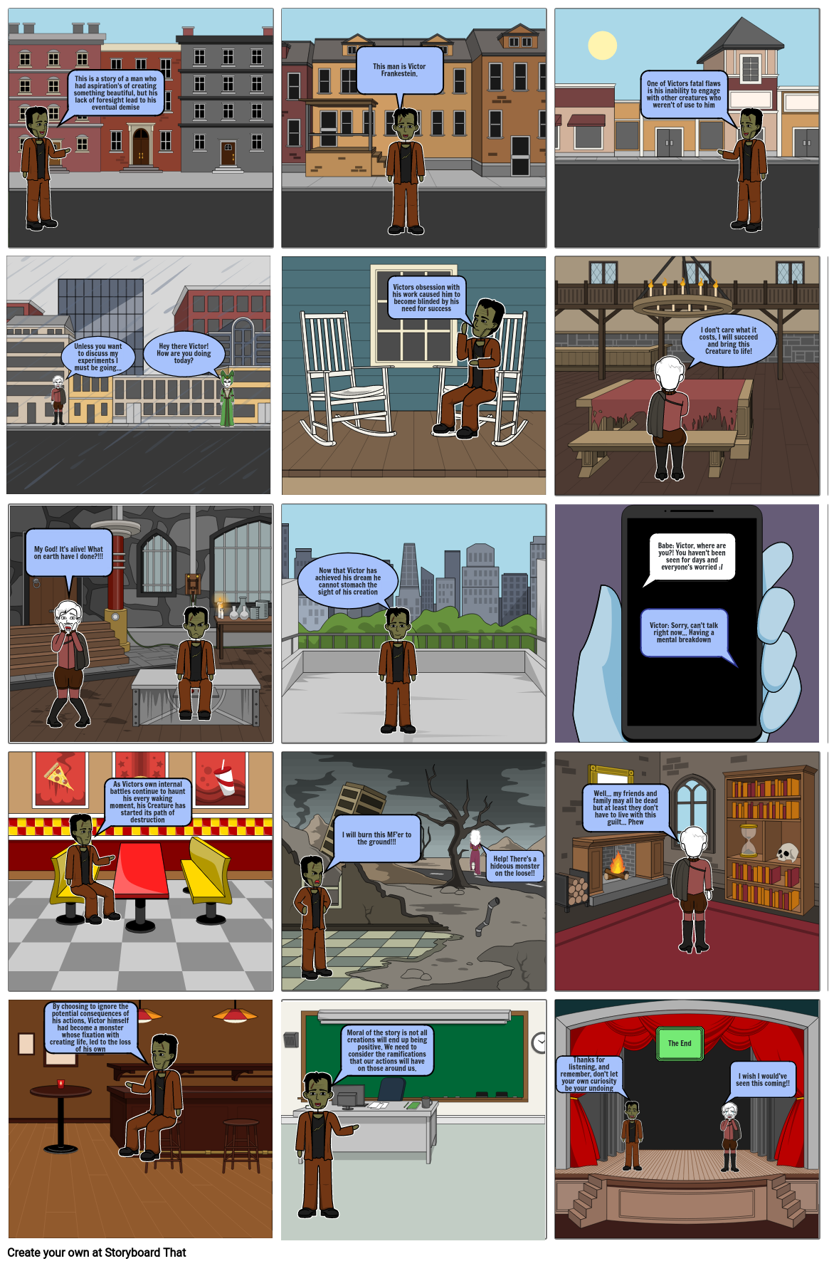 Comm-125 Visual Essay Storyboard por 1773145a