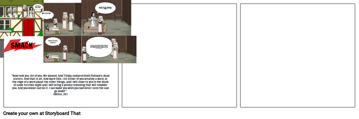 The Crucible Choice Project: Storyboard by Dorian Moore