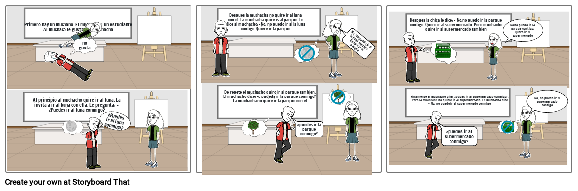 Spanish final project Storyboard por 1816f548